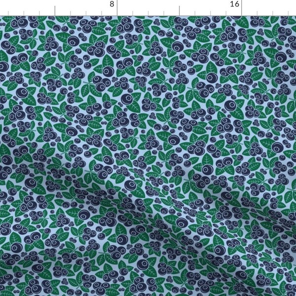 Blueberry Fabric - Etsy