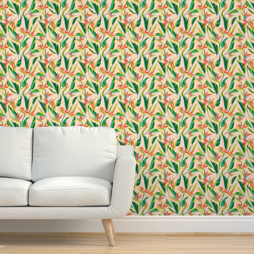 Wallpaper Roll Anthology of Pattern Elle Bird of Paradise - Etsy
