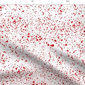 Spooky Blood Fabric Blood Splatter by Xoxotique Spooky Blood Splatter ...