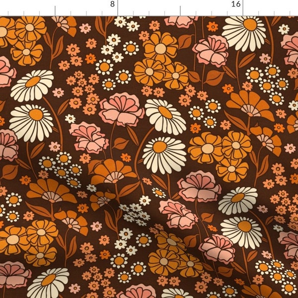 Vintage Floral Fabric - Etsy