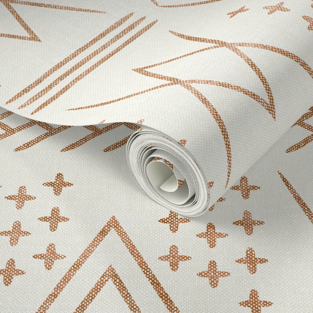 Vintage Moroccan Wallpaper Moroccan Beige by - Etsy