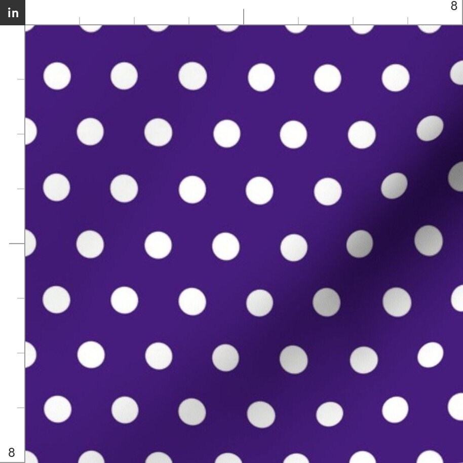 Purple Fabric Polka Dots On Purple By Littlearrowdesign | Etsy