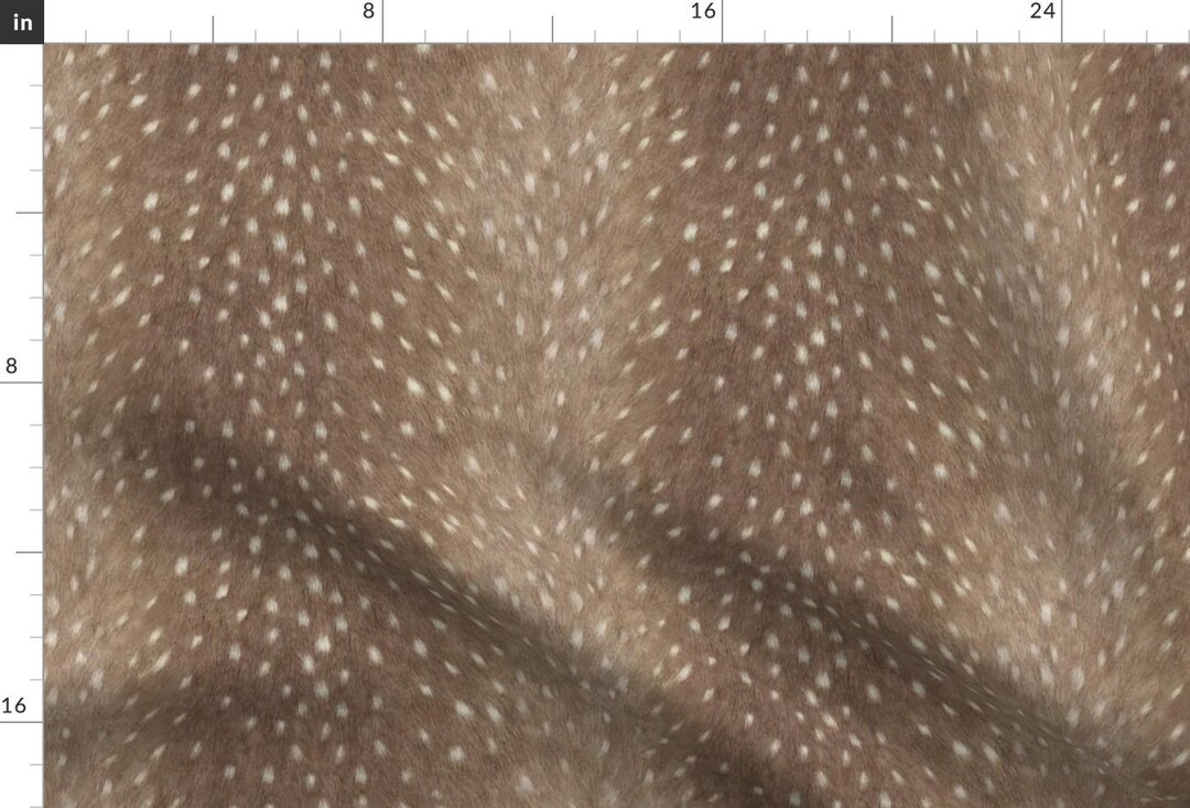 Deer Hide Print Fabric Soft Deer Hide Fabric by Willowlanetextiles Cotton & Upholstery Fabric by ...