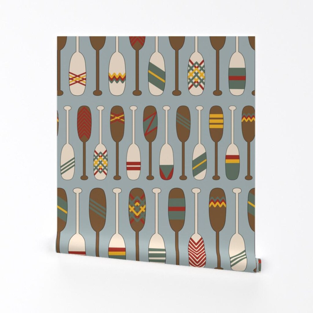 Canoe Paddles Wallpaper - Paddling on by Little_bluestem_designs - Lake ...