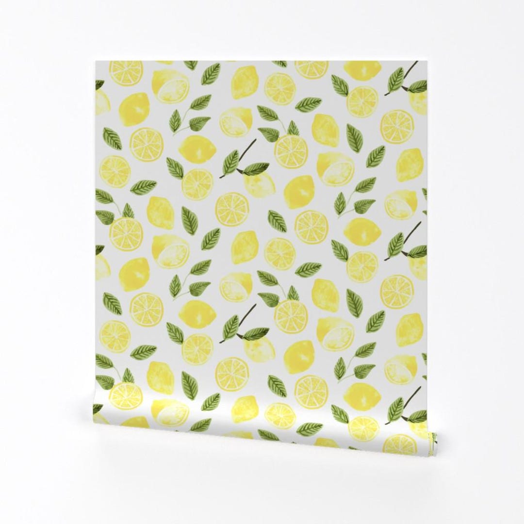 Lemons Wallpaper - Lemons Only Watercolor by Scarlette Soleil - Lemons ...