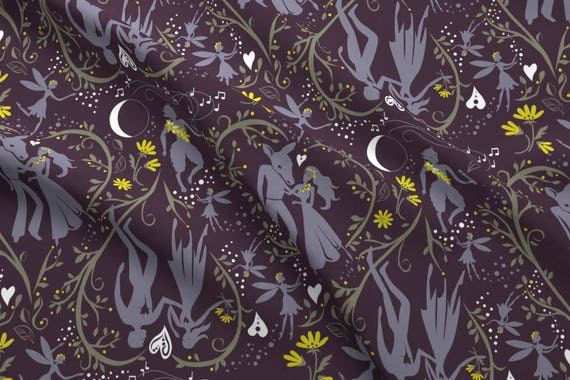 Fairy Tale Fabric Midsummer Magical Love By Robinpickens | Etsy