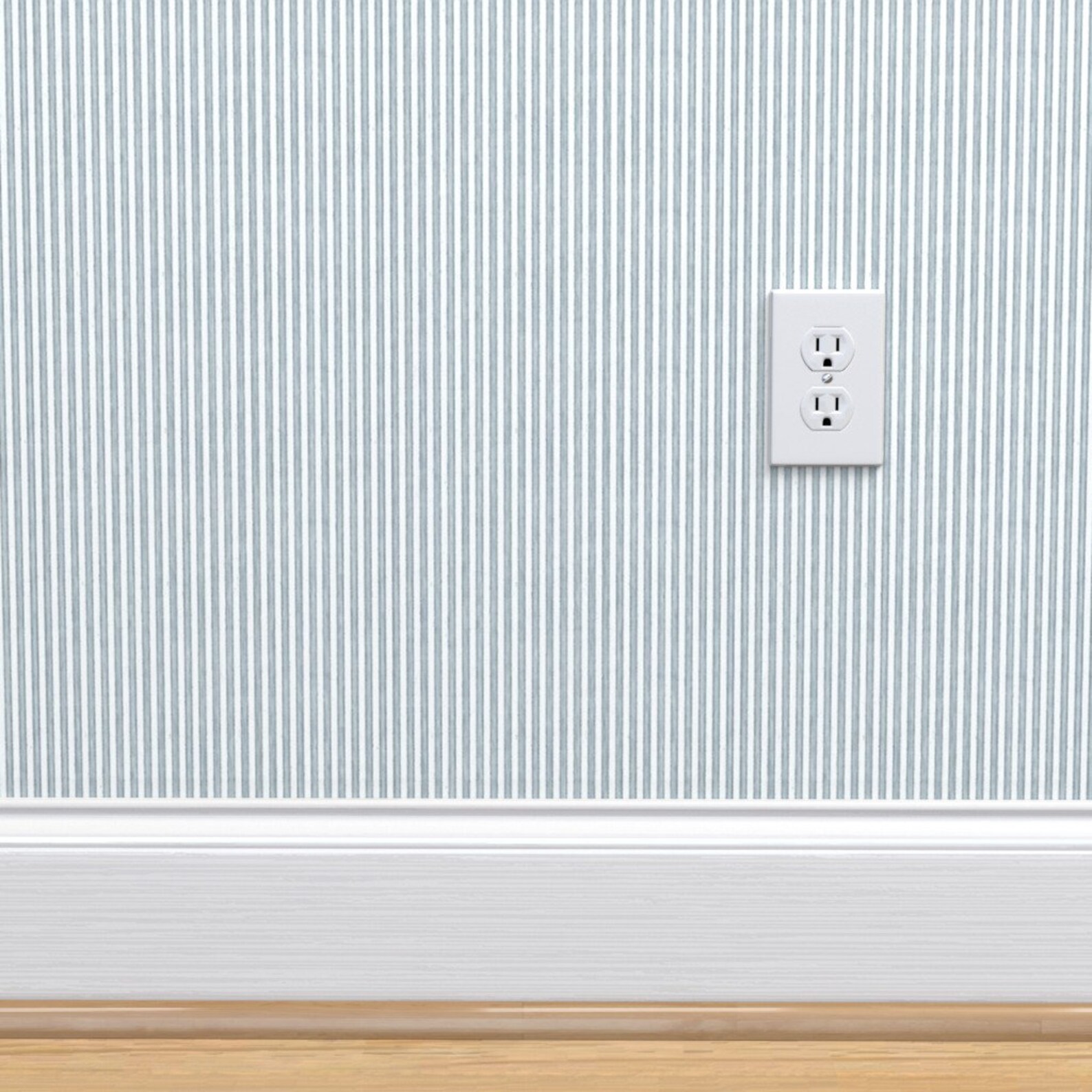 French Stripes Wallpaper Faded French Stripe Blue by | Etsy