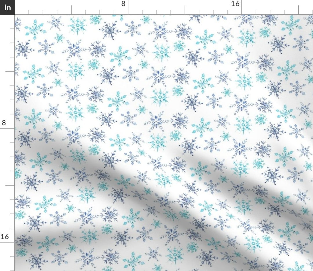 Snowflake Fabric Snowflakes by Erinanne Snowflakes Snow - Etsy