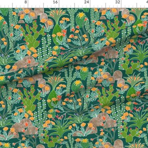 Super Bloom Cactus Fabric Rain the California Superbloom by Vo Aka ...
