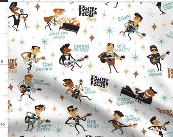 Rock and Roll Fabric | Etsy
