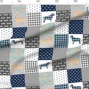 Yellow Lab Fabric Yellow Labrador Pet Quilt B Cheater Quilt Yellow Lab ...