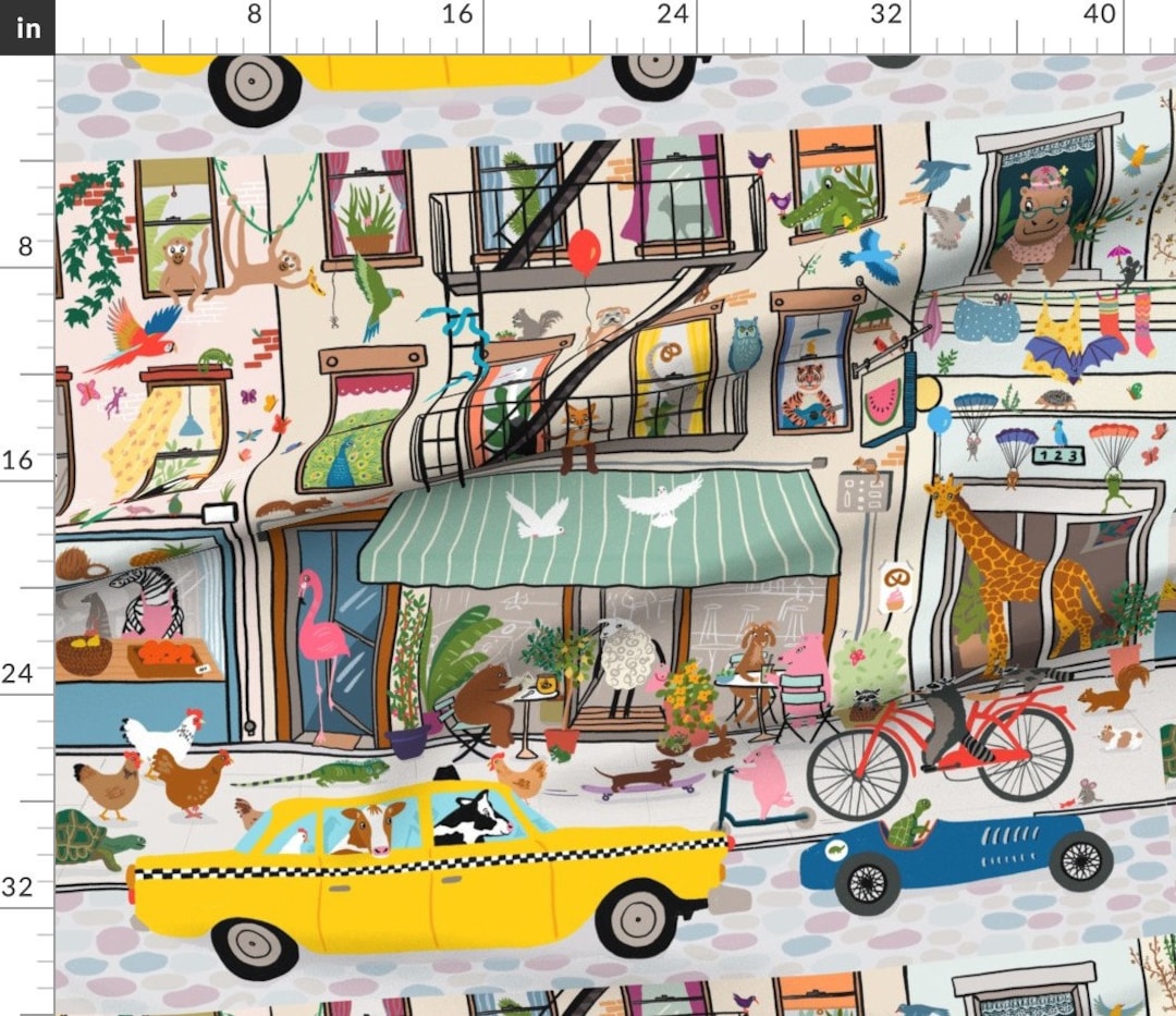 DIY Kid's Playmat Project -new York City Animals Seek and Find ...