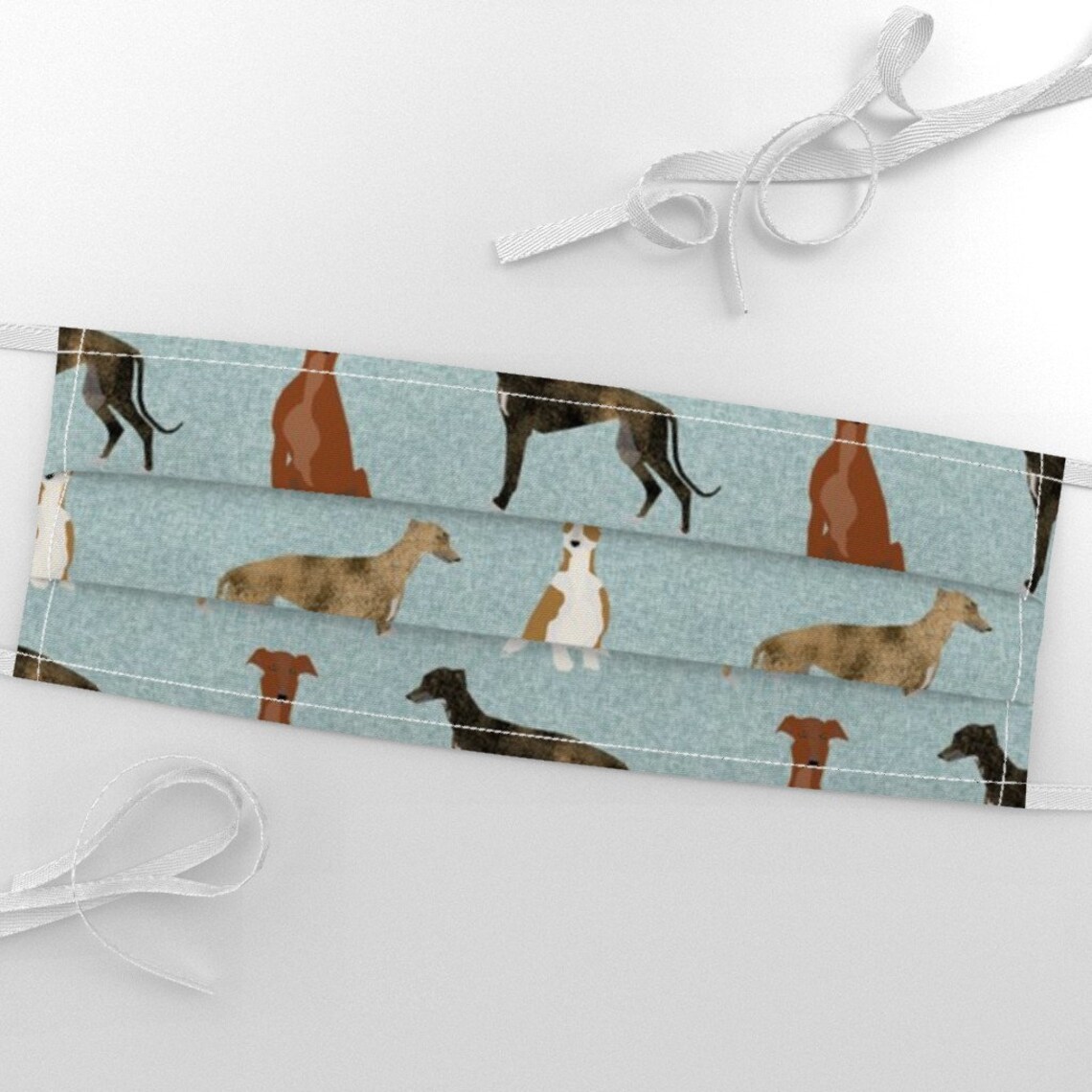 Greyhound Fabric Greyhound Pet Quilt B Coordinate Nursery | Etsy