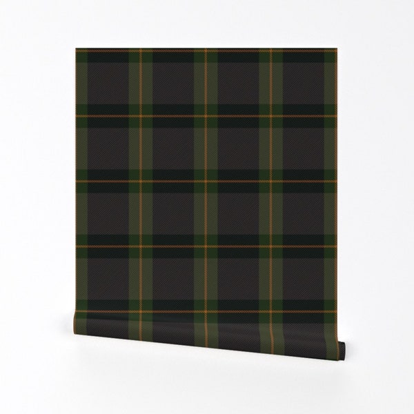 Peel and Stick Wallpaper Plaid Green - Etsy