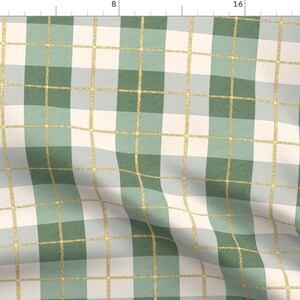Sage Green Check Fabric Check Pattern by Meohmy_graphics Tartan Faux ...