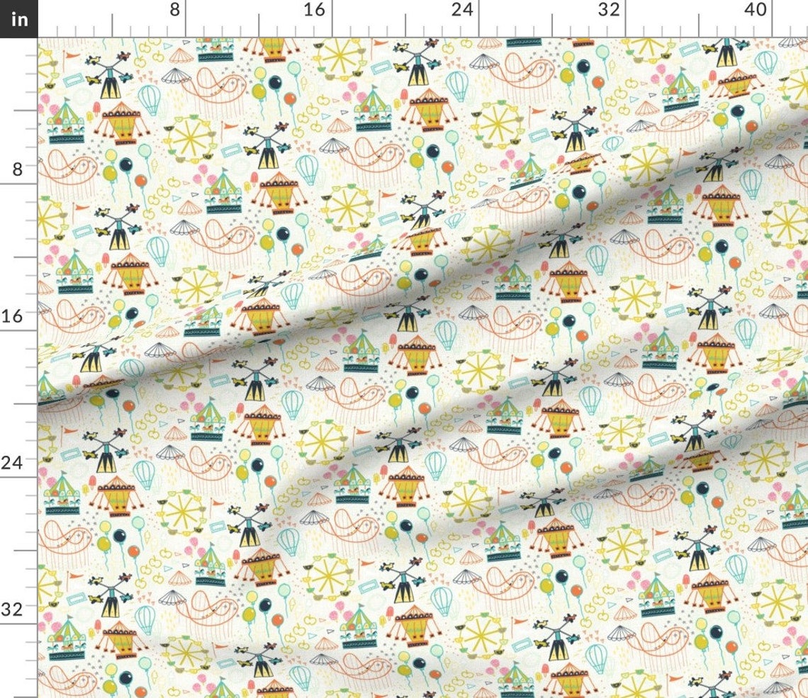 State Fair Fabric Fun Fair by Friztin Modern Nursery Decor - Etsy
