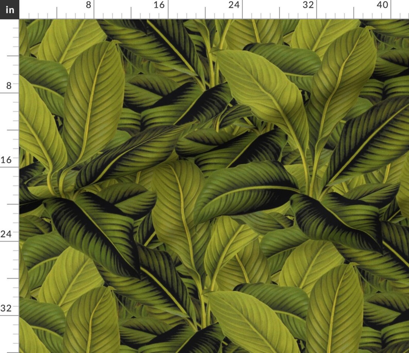 Palm Fabric Palm in Palm Profusion by Peacoquettedesigns - Etsy