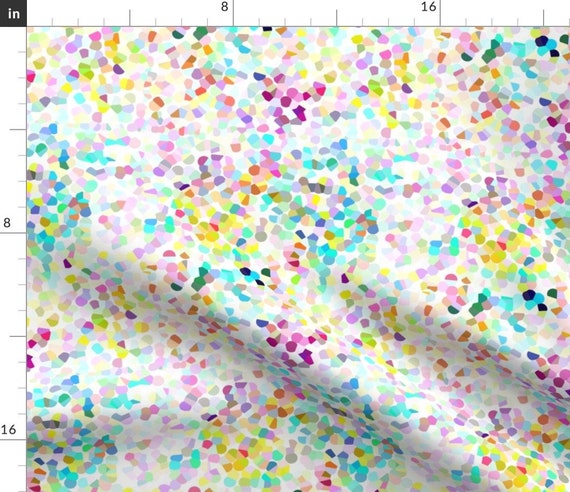 Confetti Fabric Fabric Summer Party Confetti by Theartwerks - Etsy