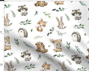Woodland Nursery Fabric - Etsy