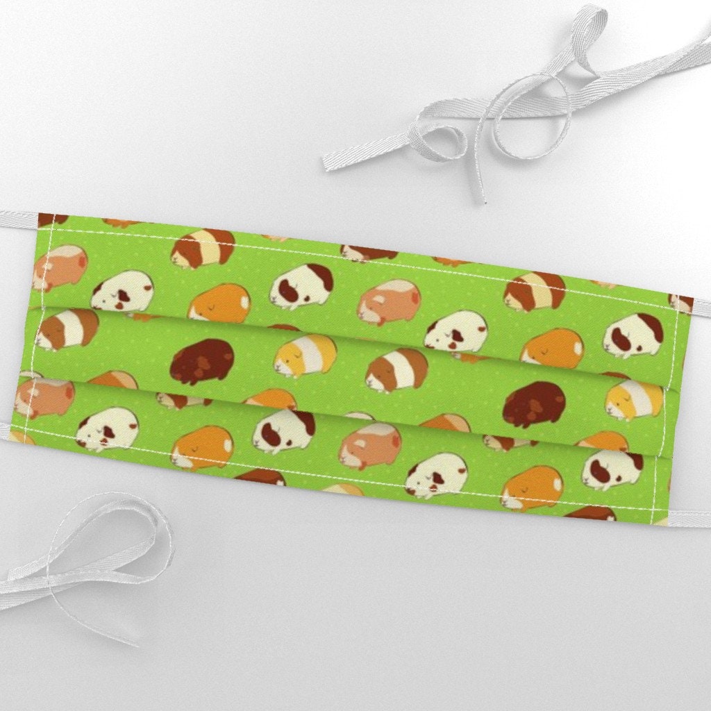 Guinea Pig Fabric Guinea Pigs by Sugarcookie Guinea Pig | Etsy