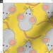 Mighty Mice Fabric Mighty Mice on Yellow by Feathersflights Mice ...
