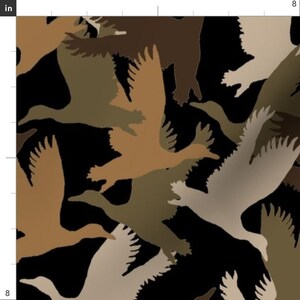 Camoflauge Ducks Fabric Flying Duck Camo by Paragonstudios Camo Animals ...