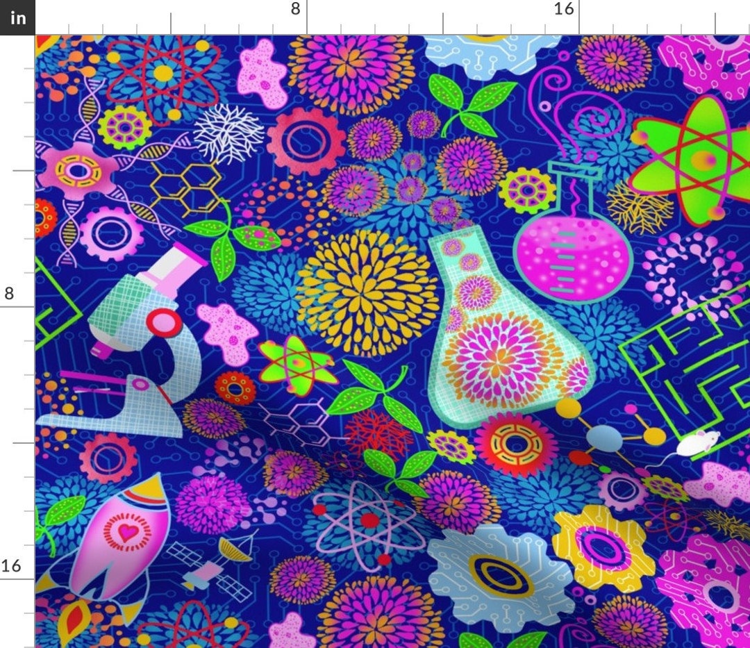 Space & Science Fabric Stem Princess Possessions by Honoluludesign ...