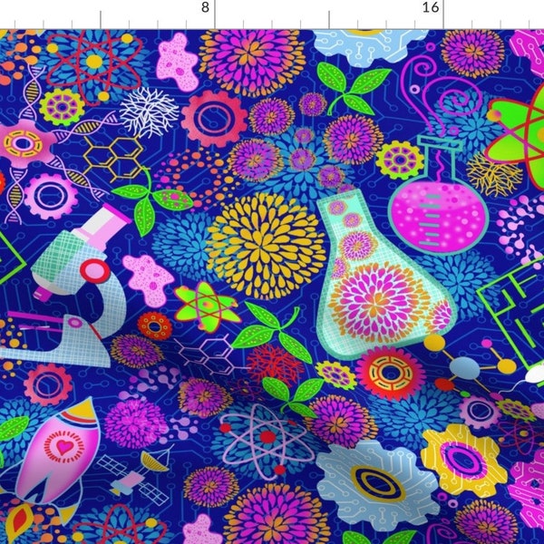 Science Fabric - Etsy