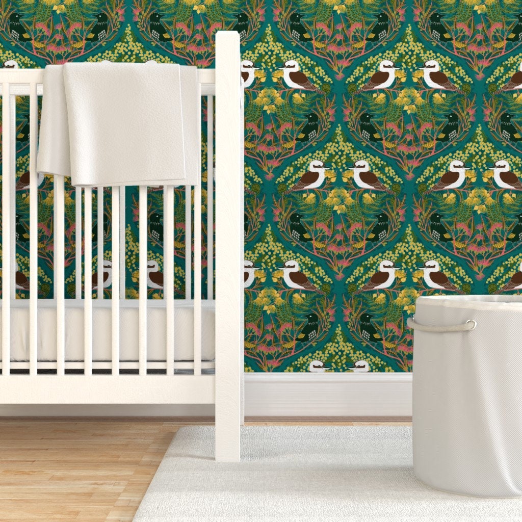 Moroccan Bird Wallpaper Royal National Park Sydney by | Etsy