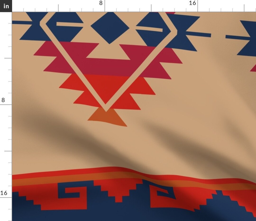 Poncho Fabric Daryl's Poncho 2 by Arts and Herbs Southwestern Boho Tan ...