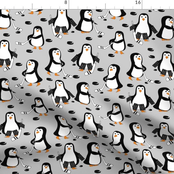 Penguin Fabric - Etsy