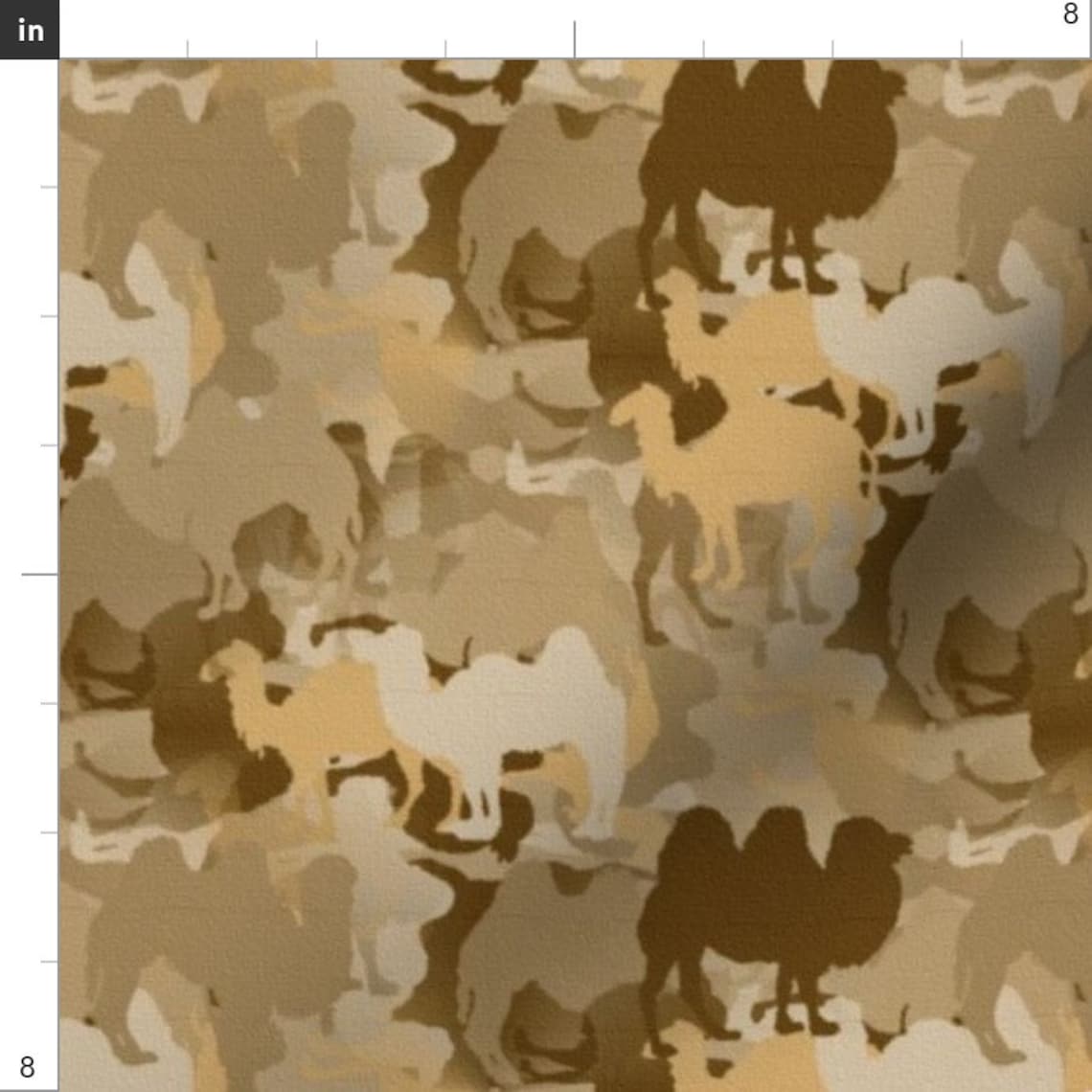 Brown Camel Fabric Camelflage by Peacoquettedesigns Camel | Etsy