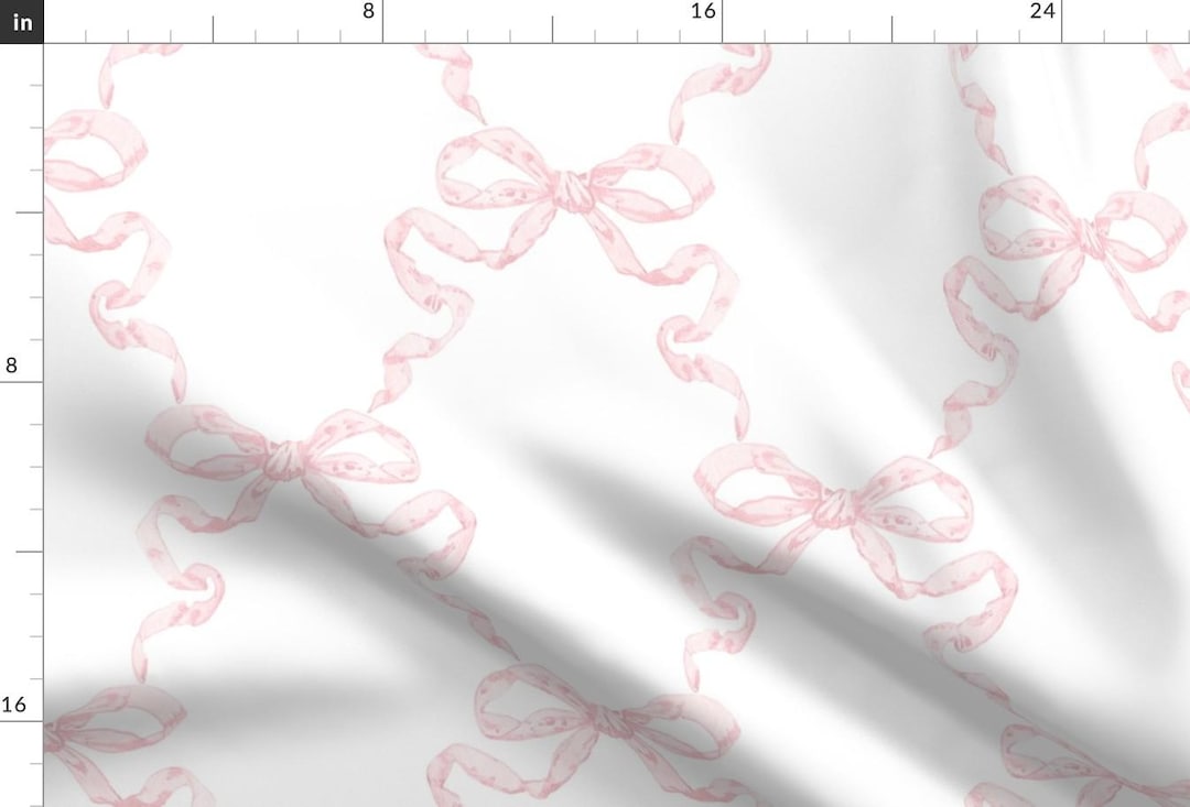 Pink Trellis Fabric - Hannah Ribbon by Danika_herrick - Ribbons ...