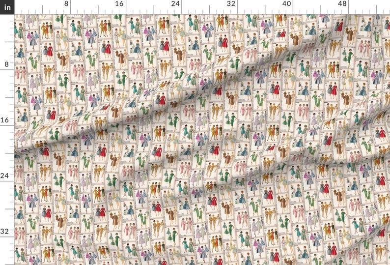 Vintage Style Sewing Fabric - Sewing Patterns 1960s by Vintage_style ...