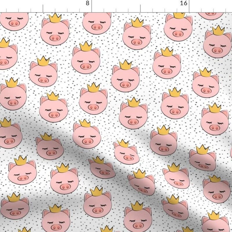 Pig With Crown - Etsy