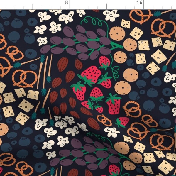 Snack Fabric - Etsy