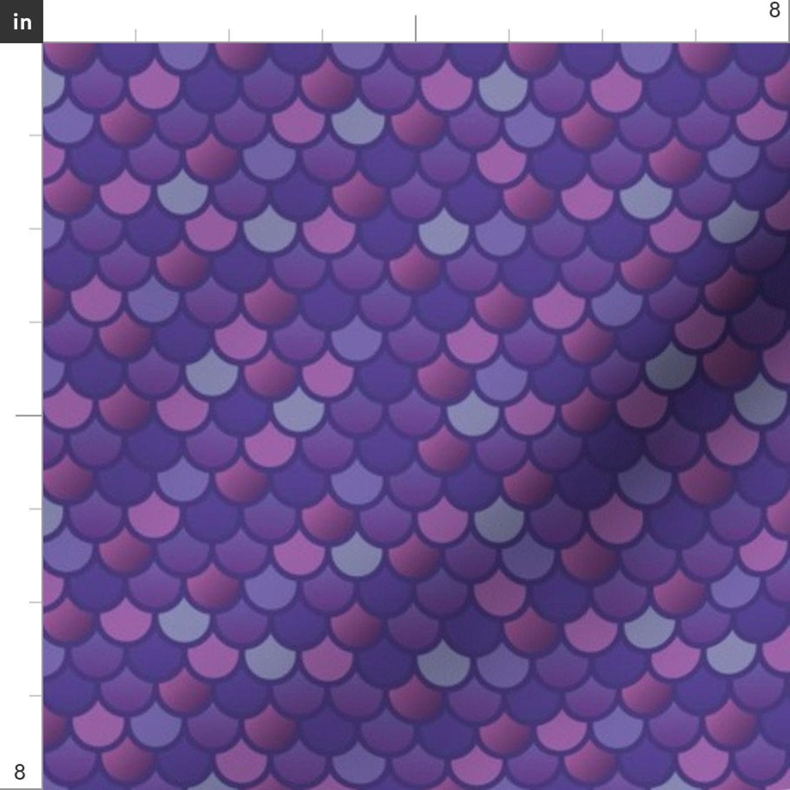 Purple Mermaid Scales Fabric Mermaid Fish Scales in Purple - Etsy