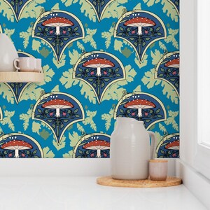 Toadstool Wallpaper - Nouveau Toadstool by Thingshannahmakes ...