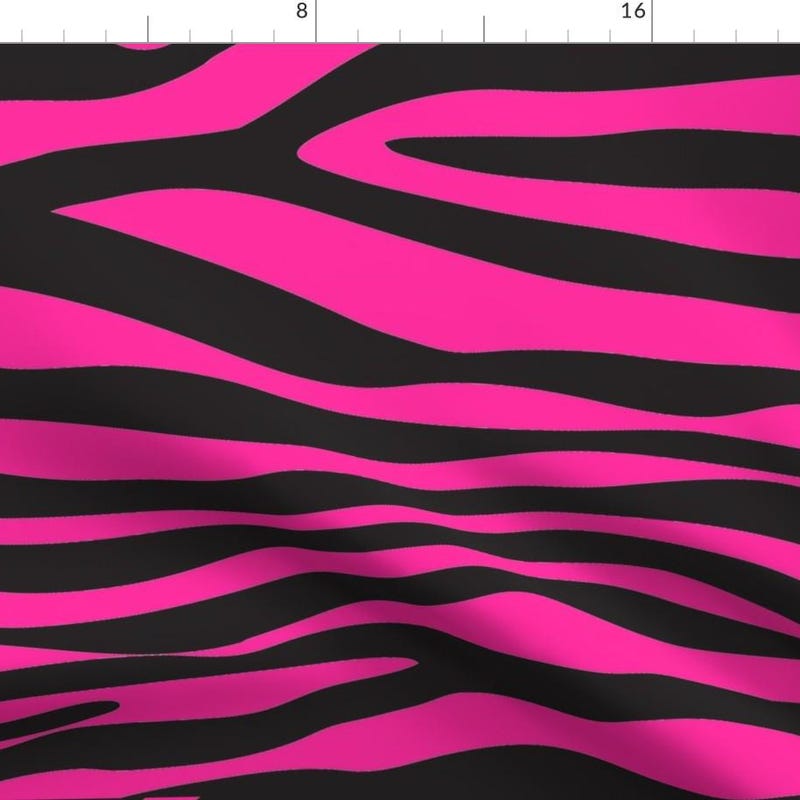 Pink Black Zebra - Etsy