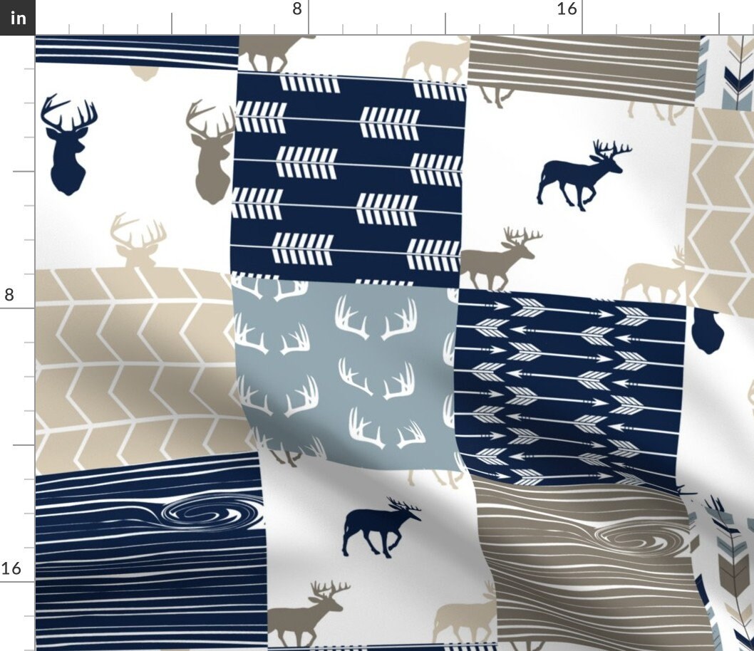 Rustic Woodland Fabric Rustic Woods Wholecloth Patchwork by | Etsy