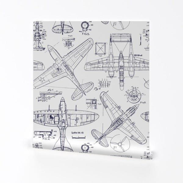 Airplane Wallpaper - Etsy