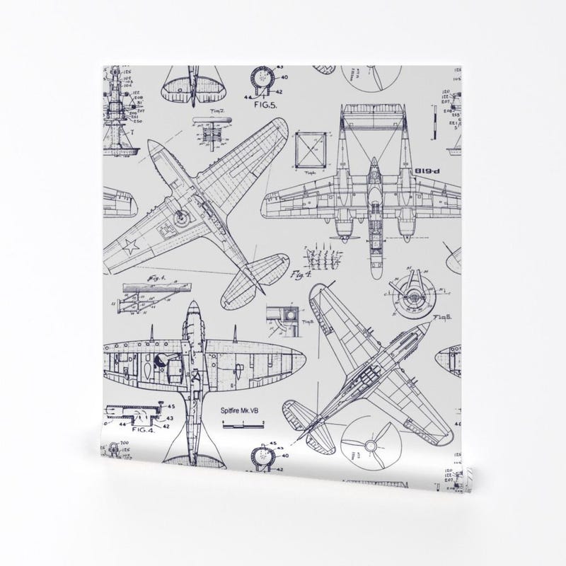 Airplane Wallpaper - Etsy