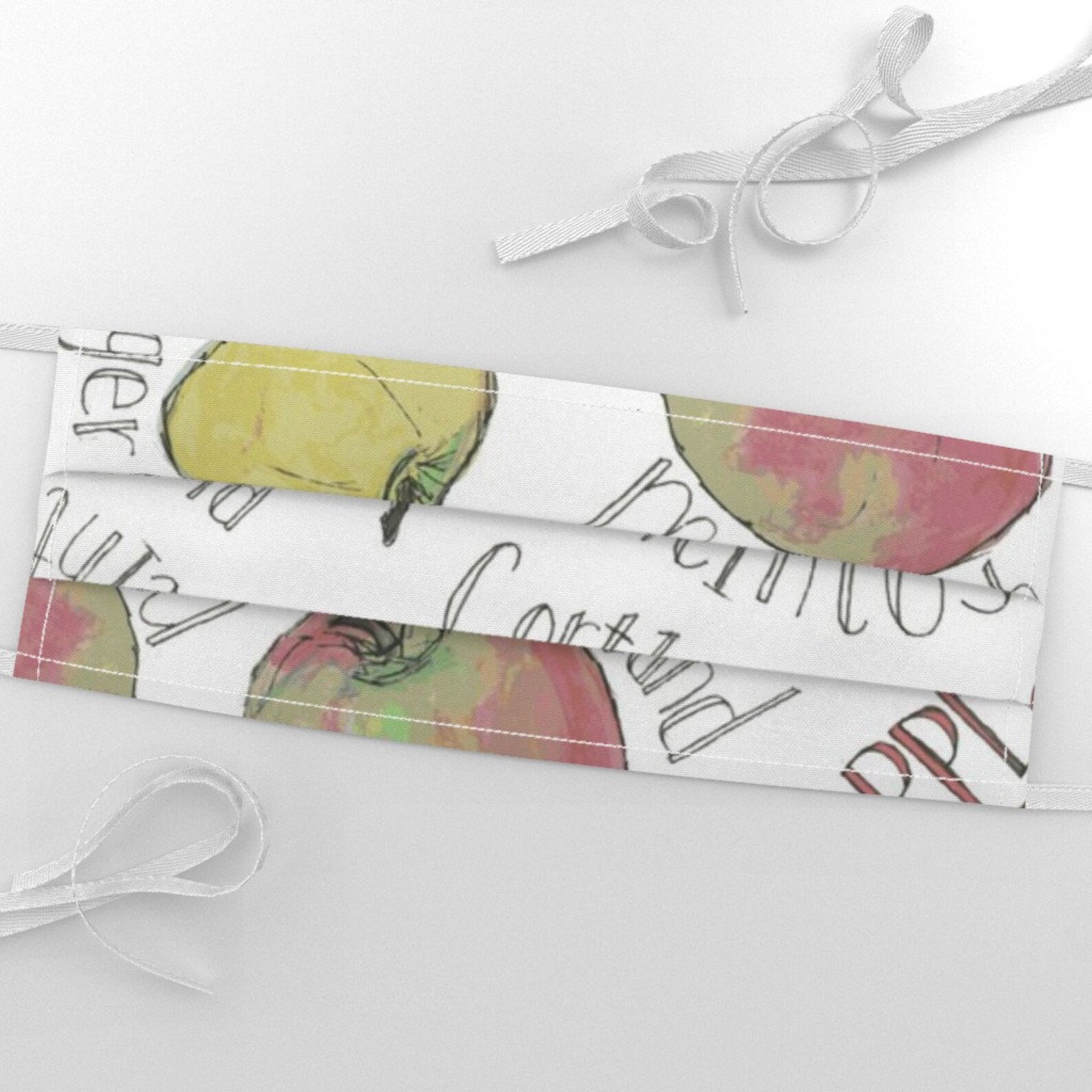 Apples Fabric Apples by Lprspr Red Delicious Granny Smith | Etsy