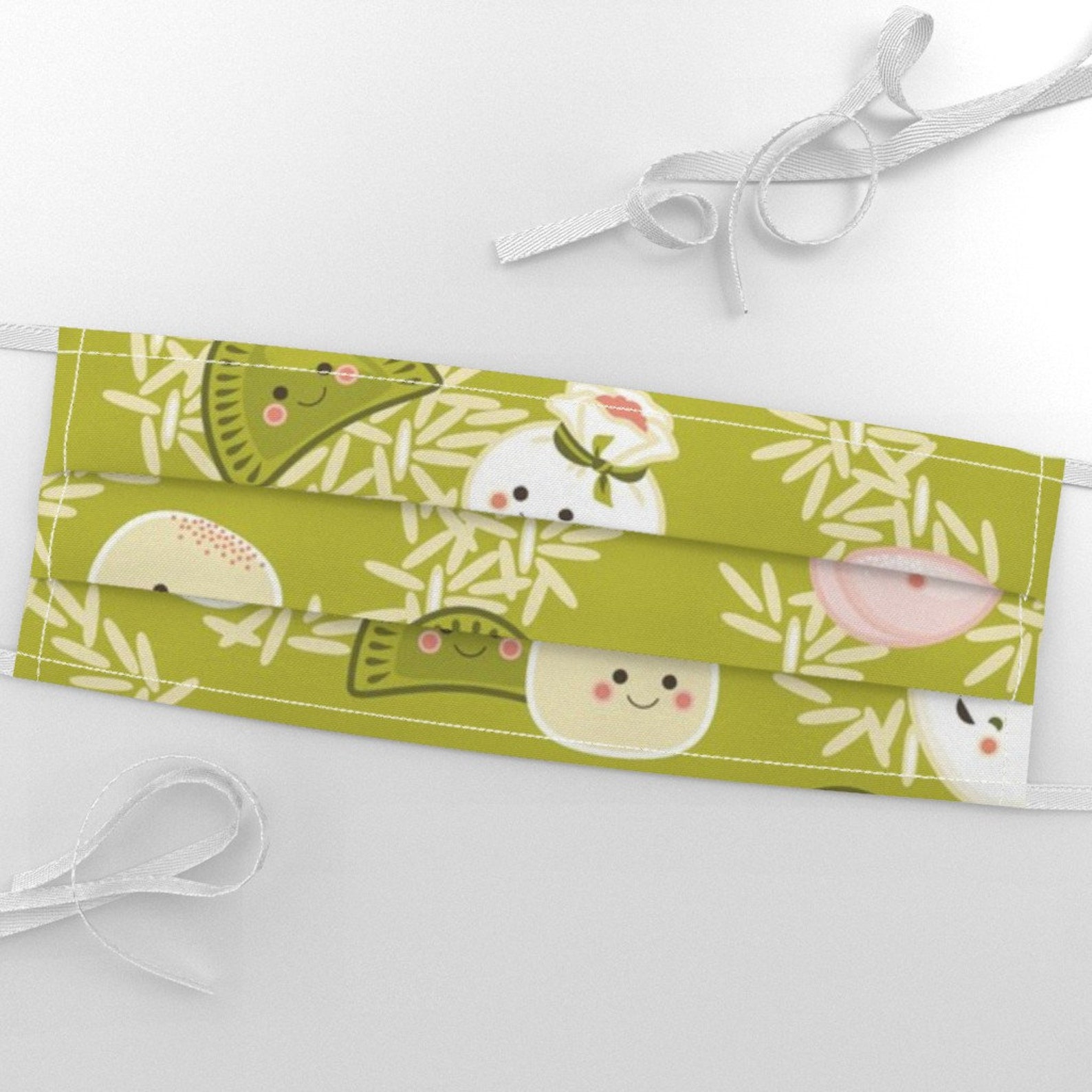 Dim Sum Fabric Dim Sum Dragon Dance by Hootenannit Dim Sum | Etsy