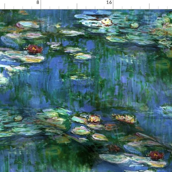 Claude Monet Fabrics - Etsy