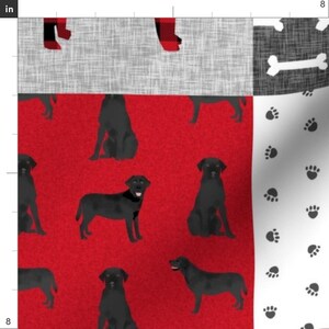 Labrador Retriever Fabric Black Lab Pet Quilt A Breed Quilt | Etsy