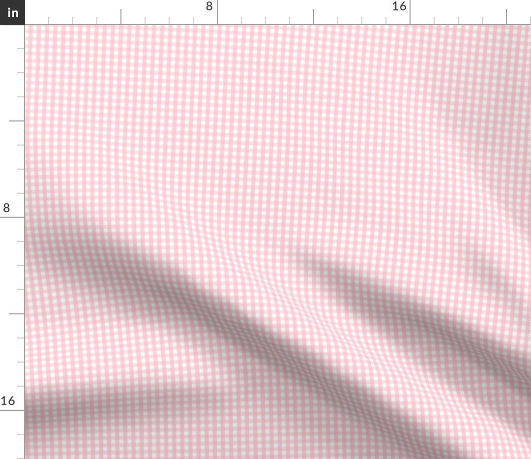 Pink Gingham Fabric Gingham Light Pink by Misstiina Gingham Pink White ...