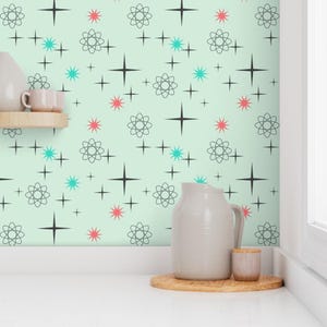 Atomic Wallpaper - Atomic Starburst on Mint by Lillierioux - Science ...