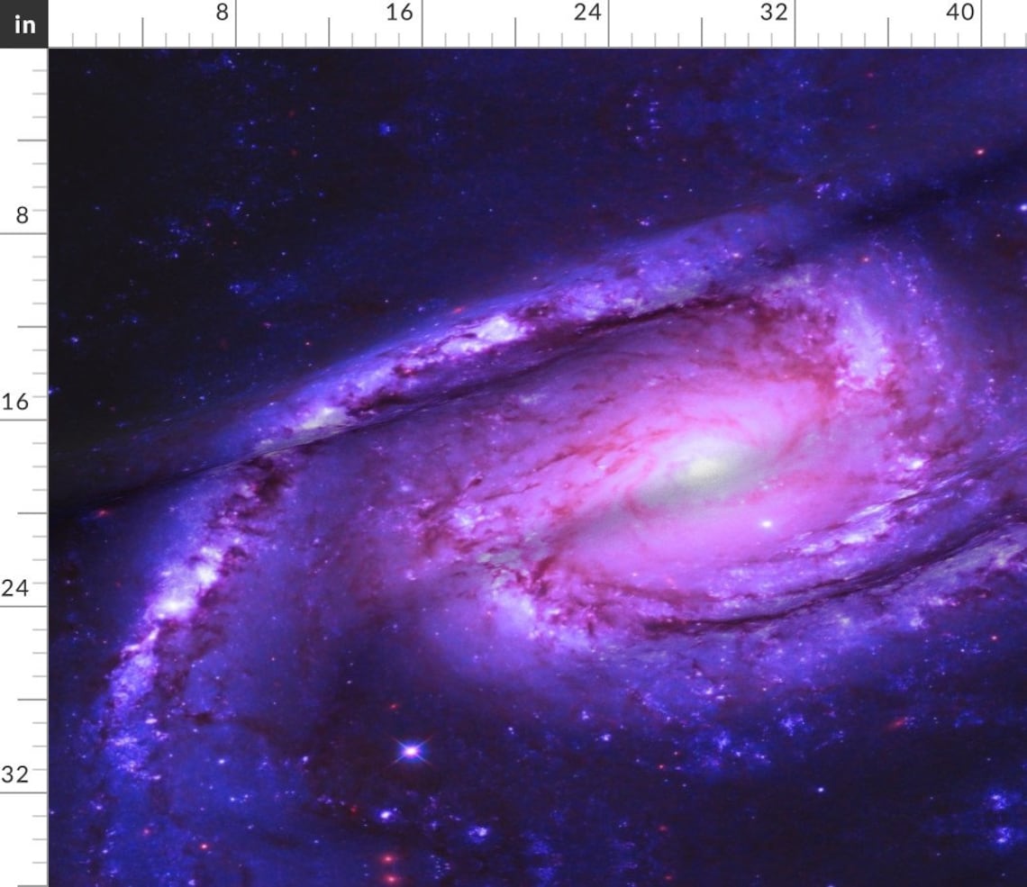 Galaxy Fabric Galaxy 4 by Lizziebdesigns Large Scale Galaxy - Etsy