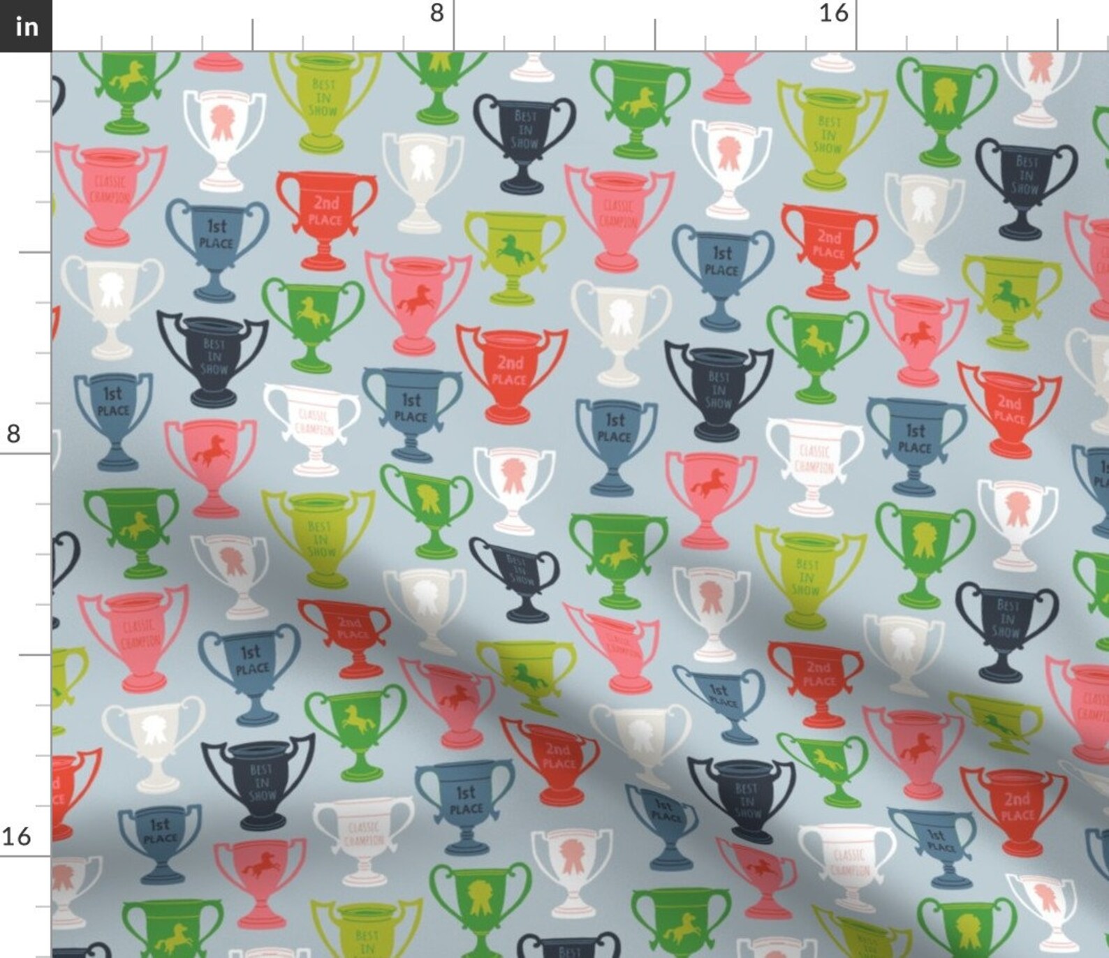 Trophy Fabric Best in Show Trophies by Andie Hanna Trophy - Etsy